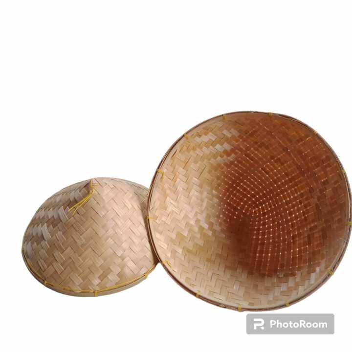 Asepan dan tutup anyaman bambu/ kukusan dandang pendek | Lazada Indonesia