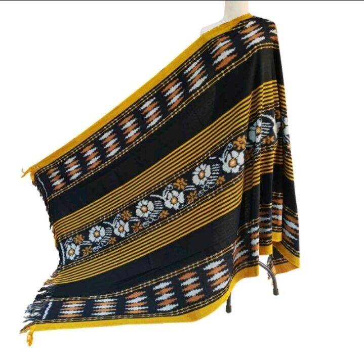 KAIN TENUN IKAT HANDMADE MAWAR KUNING | Lazada Indonesia