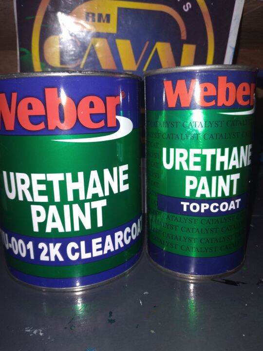 W-U-001 2K CLEARCOAT WITH WEBER CATALYST | Lazada PH