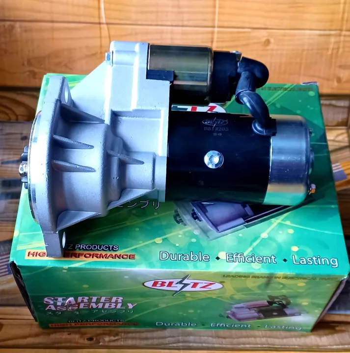 Starter assembly for Isuzu 4BC2/4BE1 24V/9teeth 3.7kw BSI3203 | Lazada PH