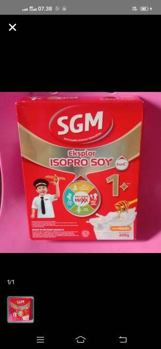 Sgm Eksplor 1+ Soya Madu 400gr | Lazada Indonesia