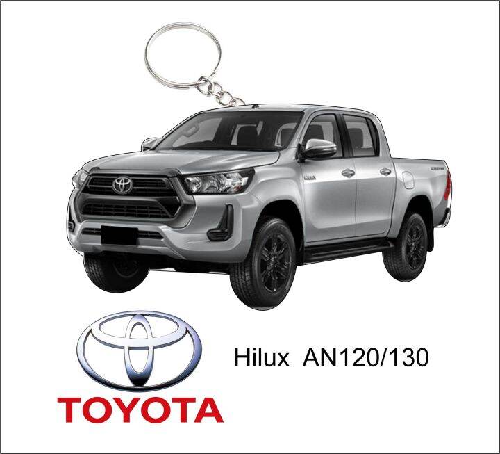 toyota Hilux Revo silver keychain an120 / an130 2d | Lazada