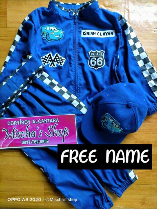 Car Racing Costume Blue 1-8 y.o | Lazada PH