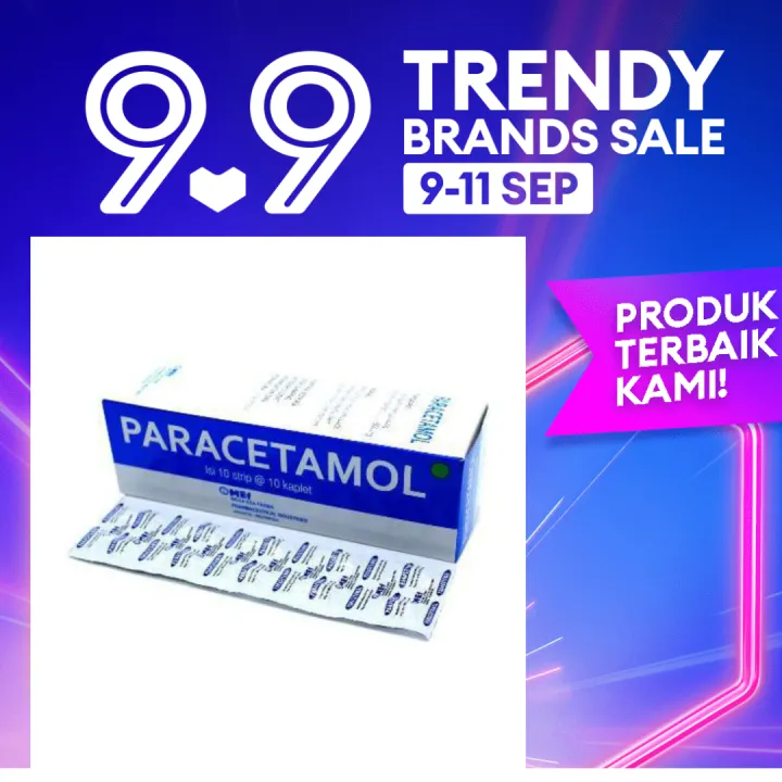 Paracetamol mef 1box | Lazada Indonesia