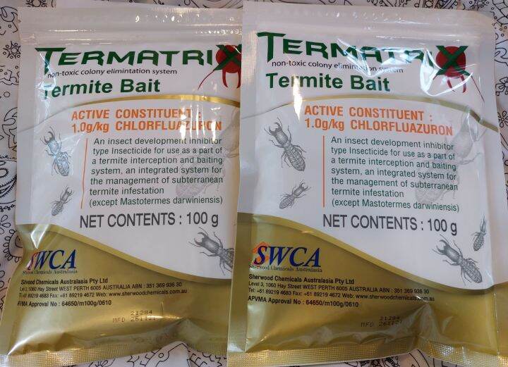 เหยื่อปลวก กำจัดปลวก เหยื่อกำจัดปลวก ยาปลวก อาหารปลวก ตายยกรัง Termatrix 2 ถุง ผลิต พ.ค. 65 ...