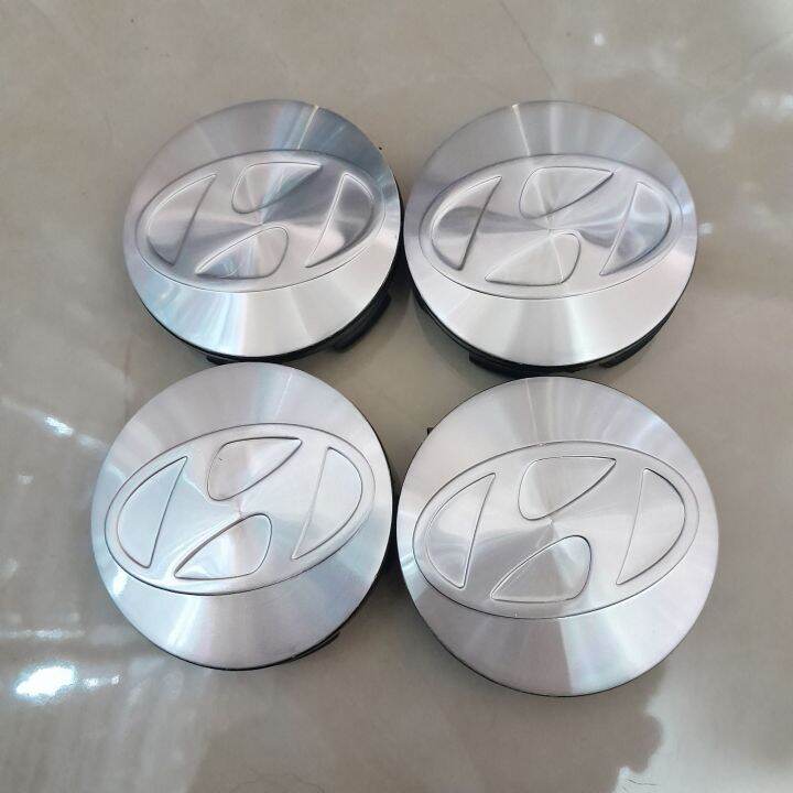 Dop Roda Tutup Velg Hyundai Chrome Diameter 6cm Harga Satuan | Lazada ...