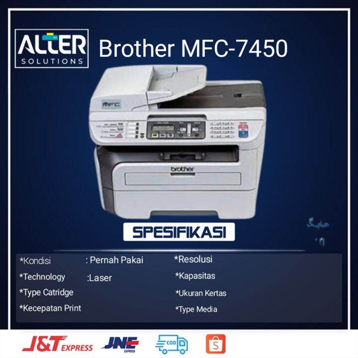 Printer Brother MFC-7450(Scan,Copy,Fax F4) | Lazada Indonesia