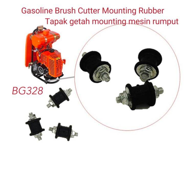 Brush cutter mounting rubber Tapak getah mesin rumput BG328 | Lazada