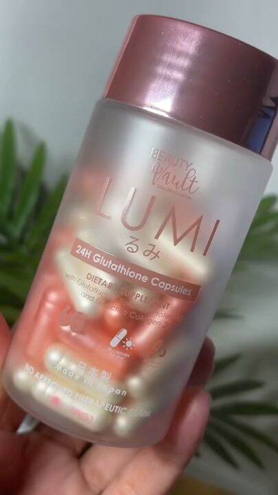 LUMI 24H Glutathione Capsules: Collagen-Infused, Whitening, and ...
