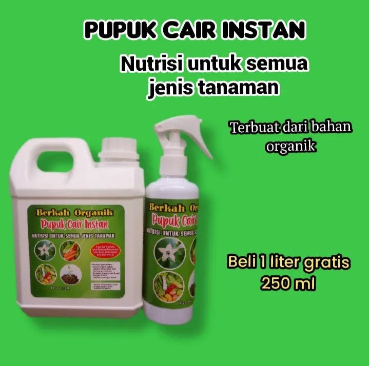 pupuk cair organik untuk pertumbuhan akar daun dan buah isi 1 liter ...