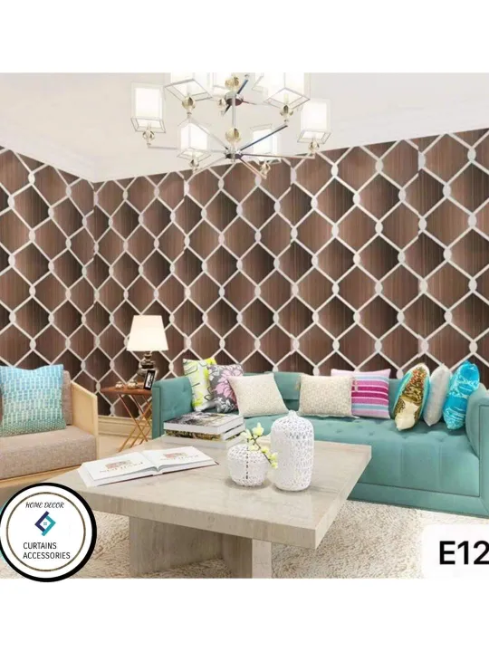 DIY LIVING ROOM DESIGN PVC WALLPAPER | Lazada PH