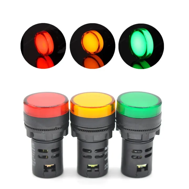 (10pcs/box)PILOT LIGHT 220V AC/Pilot light lamp 22 mm LED | Lazada PH