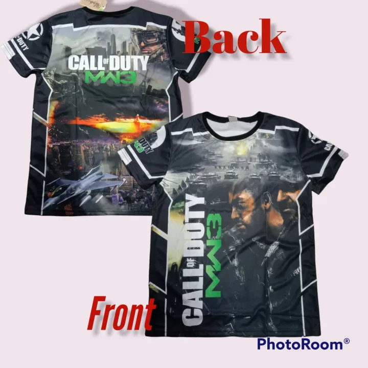 SHORT SLEEVE JERSY CALL OF DUTY | Lazada PH