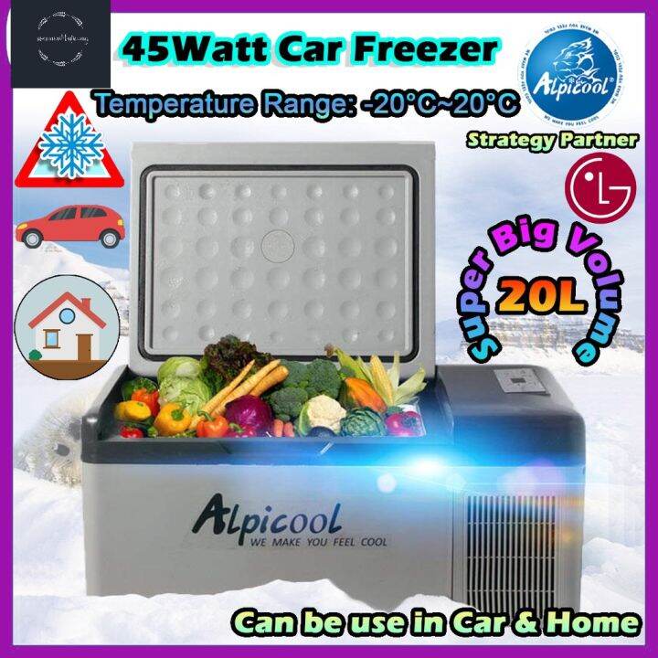 Alpicool C20 Portable Refrigerator In Car Freezer Mini Fridge Car Use Freezer Refrigerated | Lazada