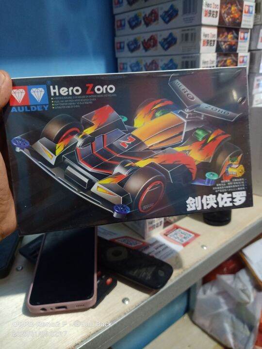Tamiya auldey mini 4wd lets and go series Hero zoro | Lazada Indonesia