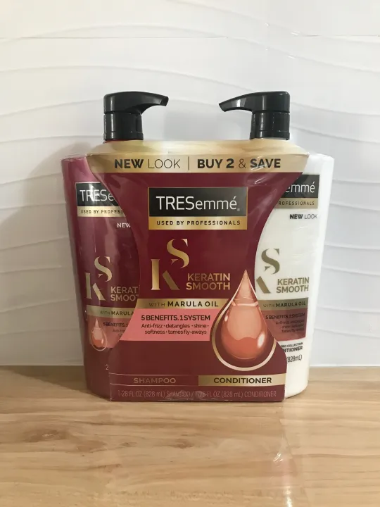 TRESemme Shampoo and Conditioner (Keratin Smooth ) 828ml each bottle 💯 ...