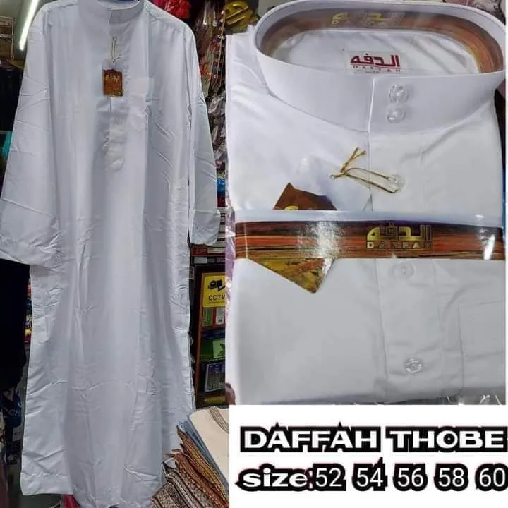 DAFFAH JUBAH FOR MEN ADTH FULL WHITE | Lazada PH