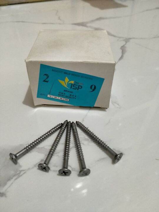 skrup kayu 2" sekrup kayu 5cm | Lazada Indonesia