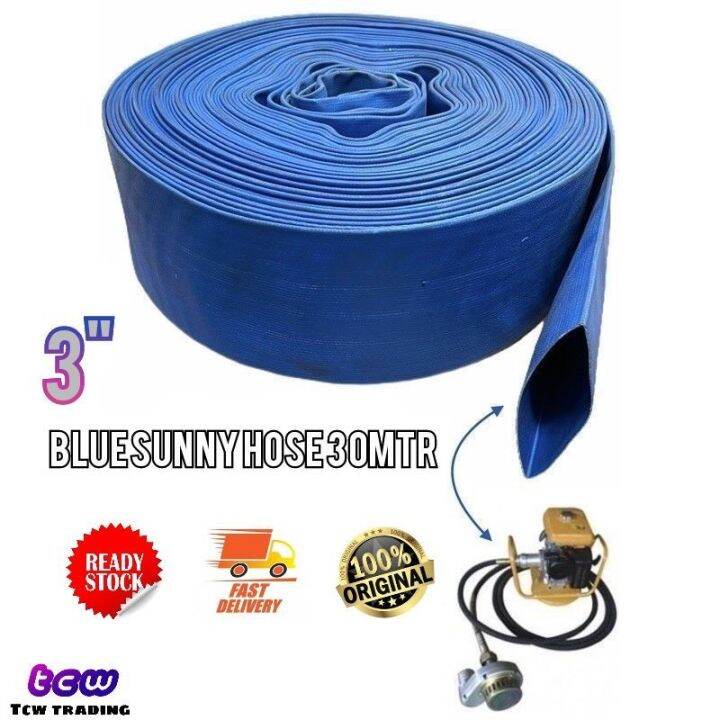 BLUE SUNNY HOSE / WATER DISCHARGE HOSE / DELIVERY HOSE LOOSE CUT PER ...