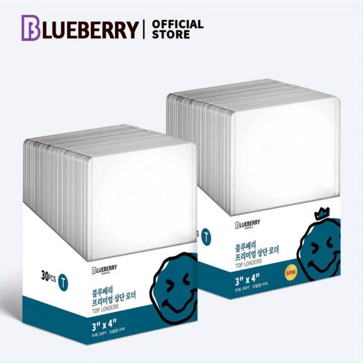 30pcs Blueberry Toploader For Photocard Toploader With Film Clear Lomo ...