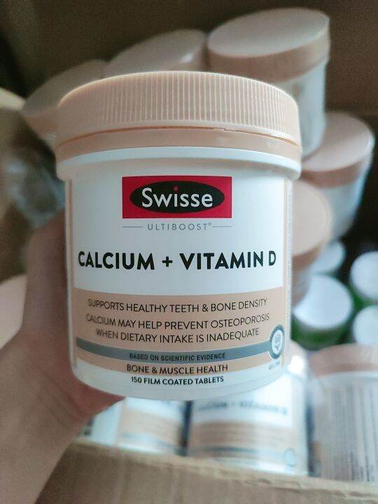 VIÊN UỐNG BỔ SUNG CANXI VITAMIN D SWISSE ULTIBOOST CALCIUM + VITAMIN D ...