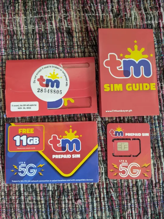 TM SIMCARD/lte & 5G(Fresh in all apps.) | Lazada PH