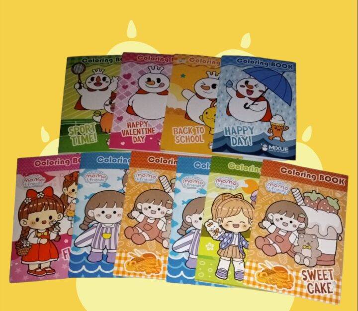 1 PCS,BUKU MEWARNAI GAMBAR,MEWARNAI GAMBAR MIXUE | Lazada Indonesia