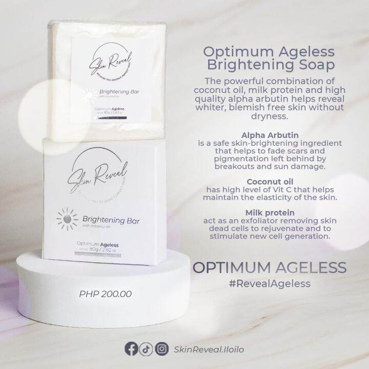 Optimum Ageless Brightening Soap | Lazada PH