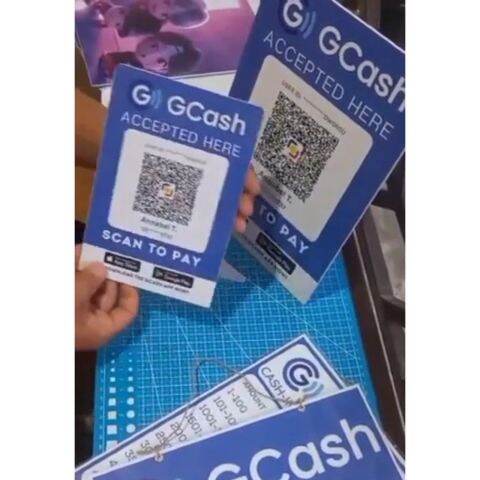 A&J Gcash Maya Bank QR Code Standee | Lazada PH