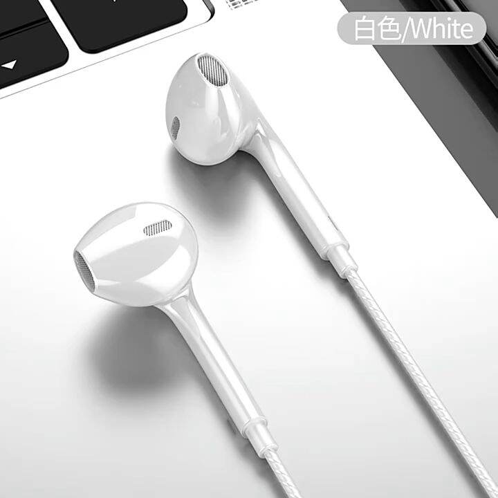 【Local Delivery】6D Quad-core Mobile Wired earpods 3.5 Sport Earbuds ...