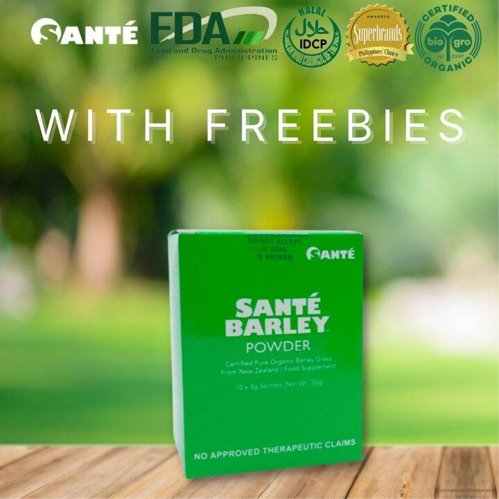 Sante Barley Pure Barley Powder 10 sachets per box | New Zealand ...