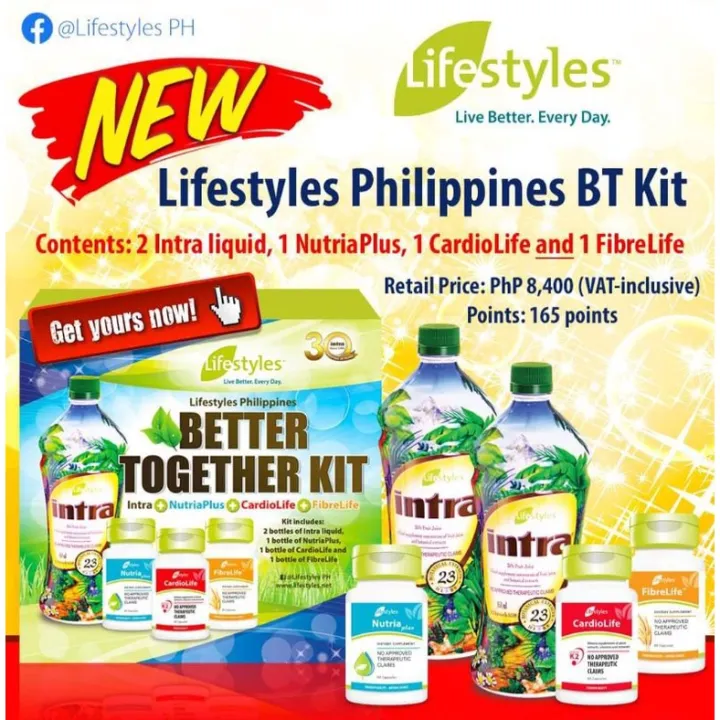 BTK – 2 intra Juice + 1 NutriaPlus + 1 FibreLife + 1 CardioLife Made in ...