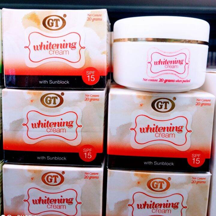 GT Whitening Cream with Sunblock SPF 15 20g | Lazada PH