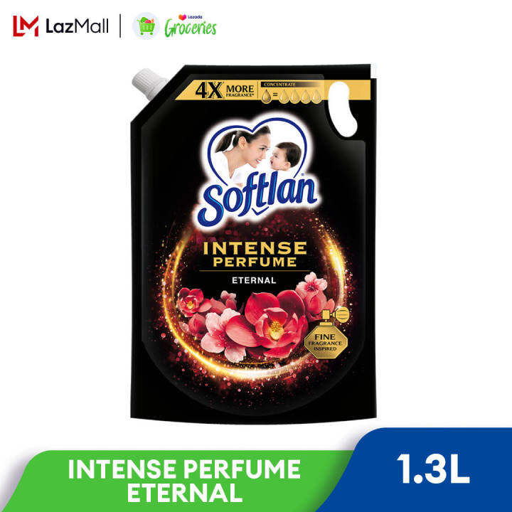 Softlan Intense Perfume 1.3L Eternal Concentrated Fabric Softener ...