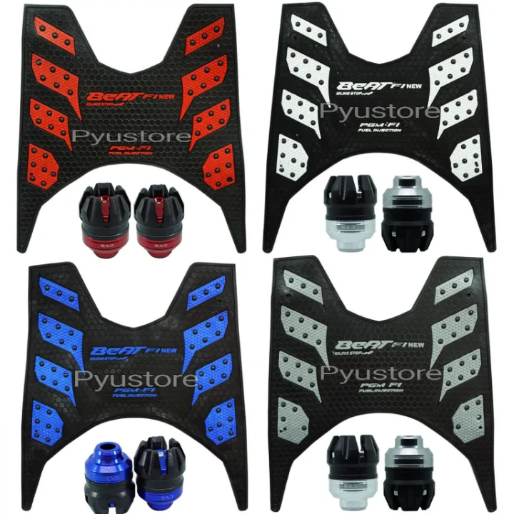 Karpet Alas Kaki Beat Plus Jalu As Roda Depan (2 In 1 Paket) Motor Beat ...