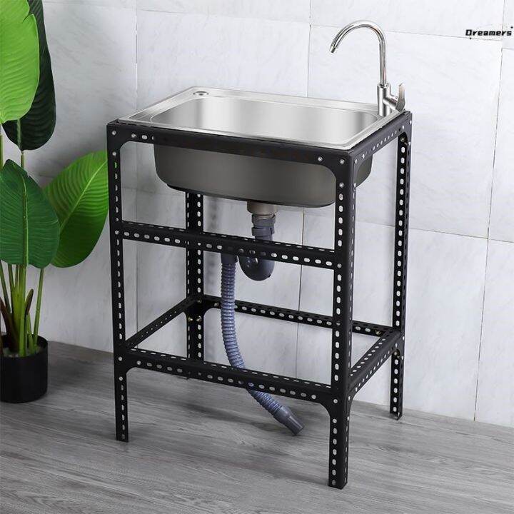 . Stainless Steel Bracket Wash Basin Washbasin Household Small ...
