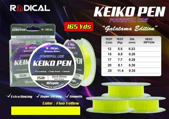 SENAR RADICAL KENKO PEN 165 YDS BY JAPAN | Lazada Indonesia