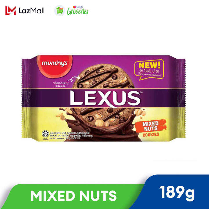 Munchy's LEXUS COOKIES MIXED NUTS 189gm | Lazada