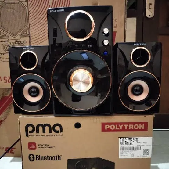 Speaker Polytron PMA 9310 Bluetooth original suara Ngebasss | Lazada ...