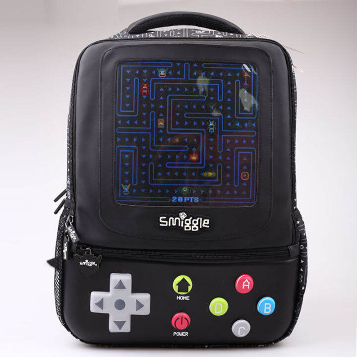 Australian Smiggle Large Size Boys Style Modeling Schoolbag Game ...