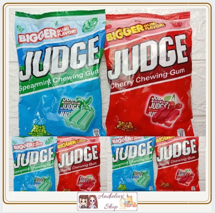 [FOOD] Judge Bubble Gum Mint or Cherry ( 55pcs Per pack) | Lazada PH