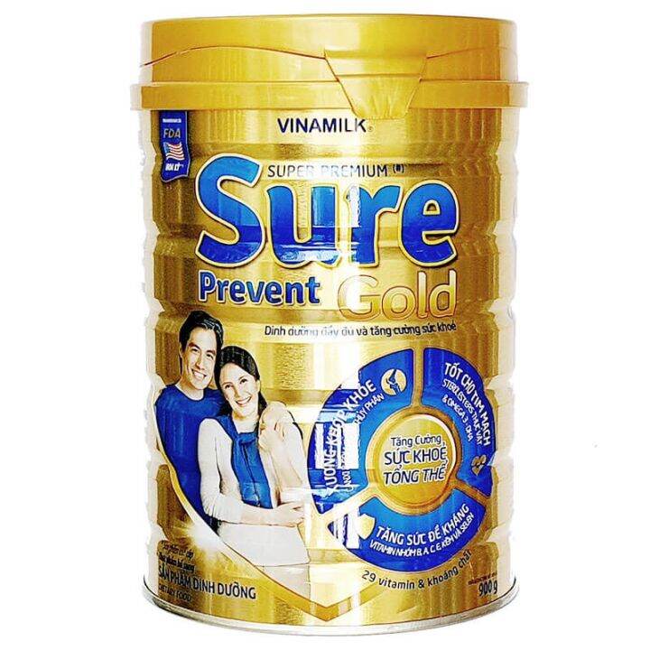 Sữa Sure Prevent Gold Vinamilk 900g | Lazada.vn