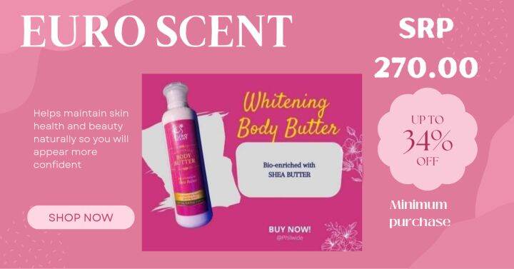 Euro Scent Whitening Body Butter | Lazada PH