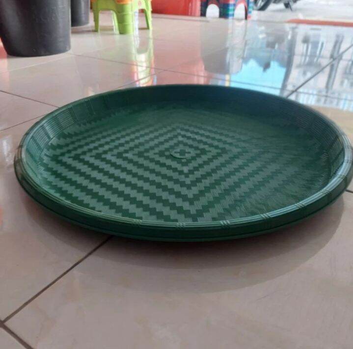Tampah Plastik Tampah Bulat Plastik Nampan Tumpeng Serbaguna | Lazada ...