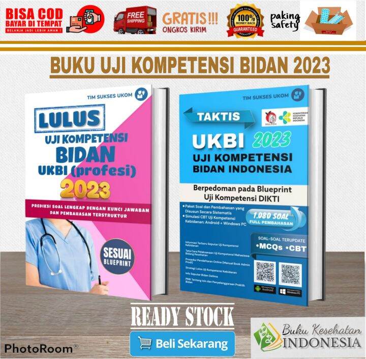 BUKU UKBI UKBIDAN UJI KOMPETENSI BIDAN INDONESIA 2023 TERBARU || TAKTIS UKBIDAN 2023 BUKU UJI ...