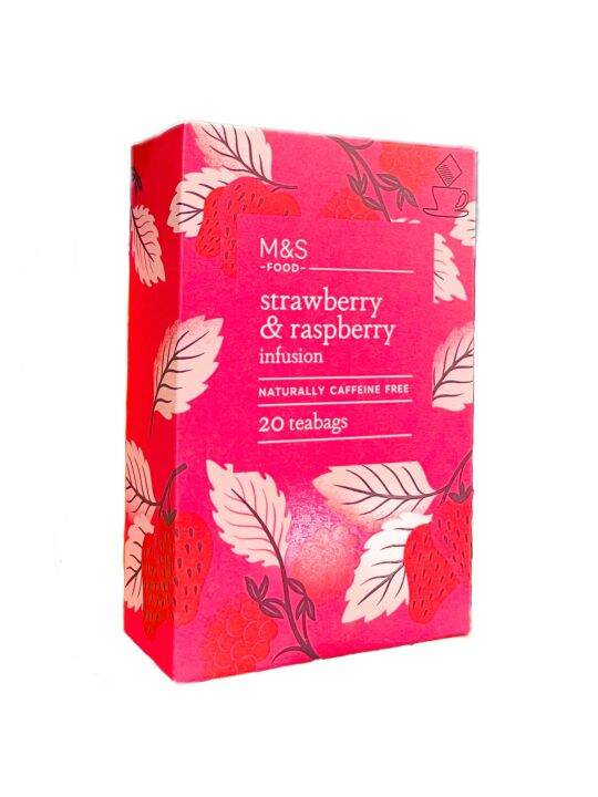 Marks & Spencer Strawberry and Raspberry Infusion 20 tea | Lazada PH