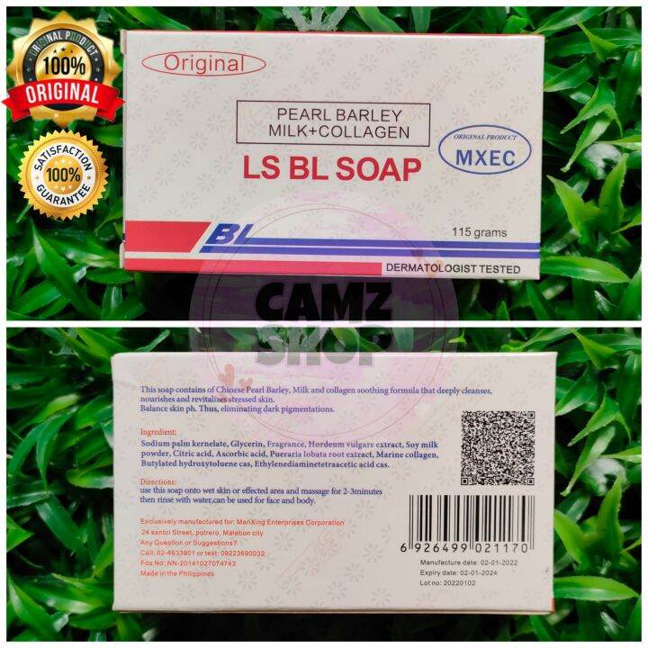 LS BL Soap Original Pearl Barley Milk+Collagen 115g | Lazada PH