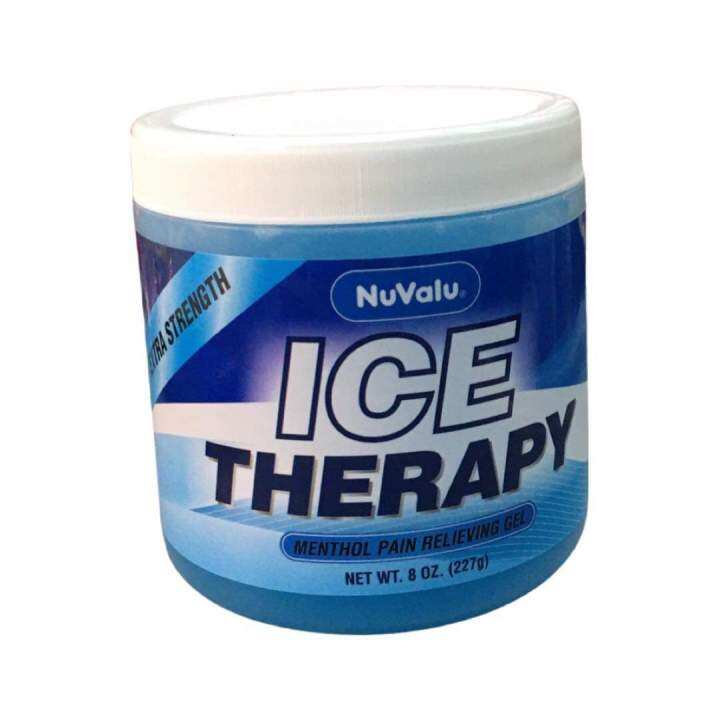 Nuvalu Ice therapy menthol pain relieving gel 227g | Lazada PH