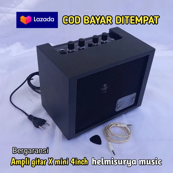 Ampli gitar X mini 4inch suara mantap bergaransi | Lazada Indonesia