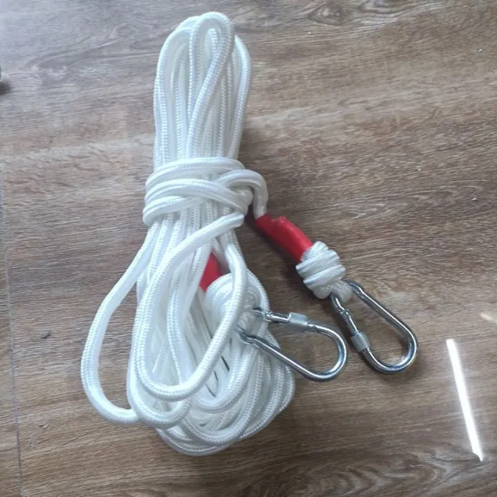 Static Utility Rope Free 2 Carabiners For Outdoor Activities, 8mmx10m ...